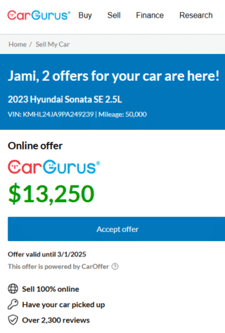 CarGurus Review 2026 (Sell My Car Fast?)
