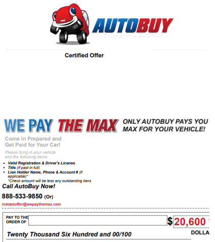 AutoBuy Review 2026 (Fastest Cash Payment?)