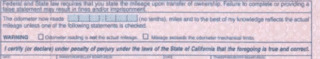 What is Odometer Disclosure Statement? (Each State Guide)